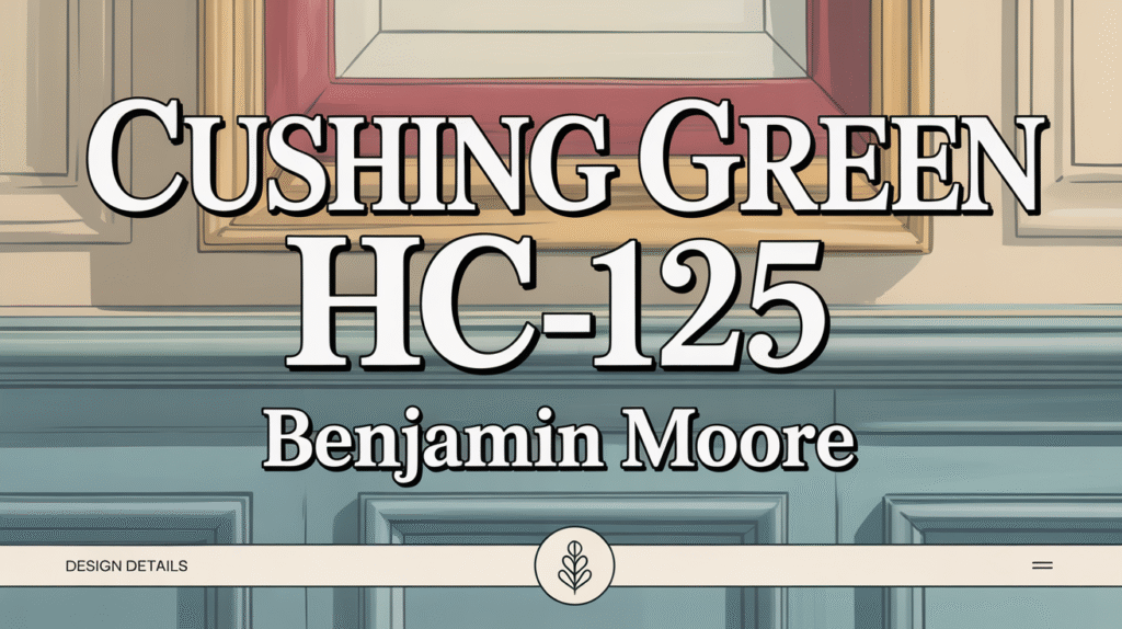 Cushing Green HC-125 by Benjamin Moore - HomeSentiment