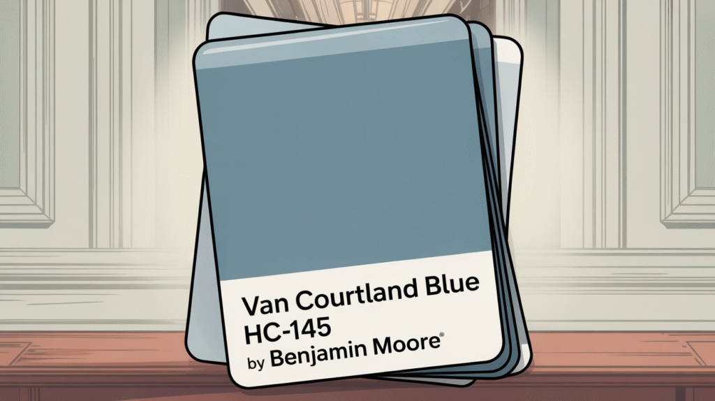 Van Courtland Blue HC-145 by Benjamin Moore - HomeSentiment