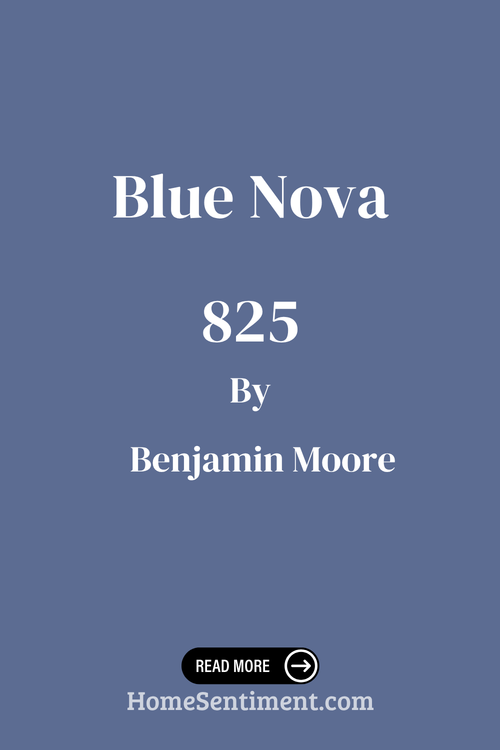Blue Nova 825 by Benjamin Moore - HomeSentiment