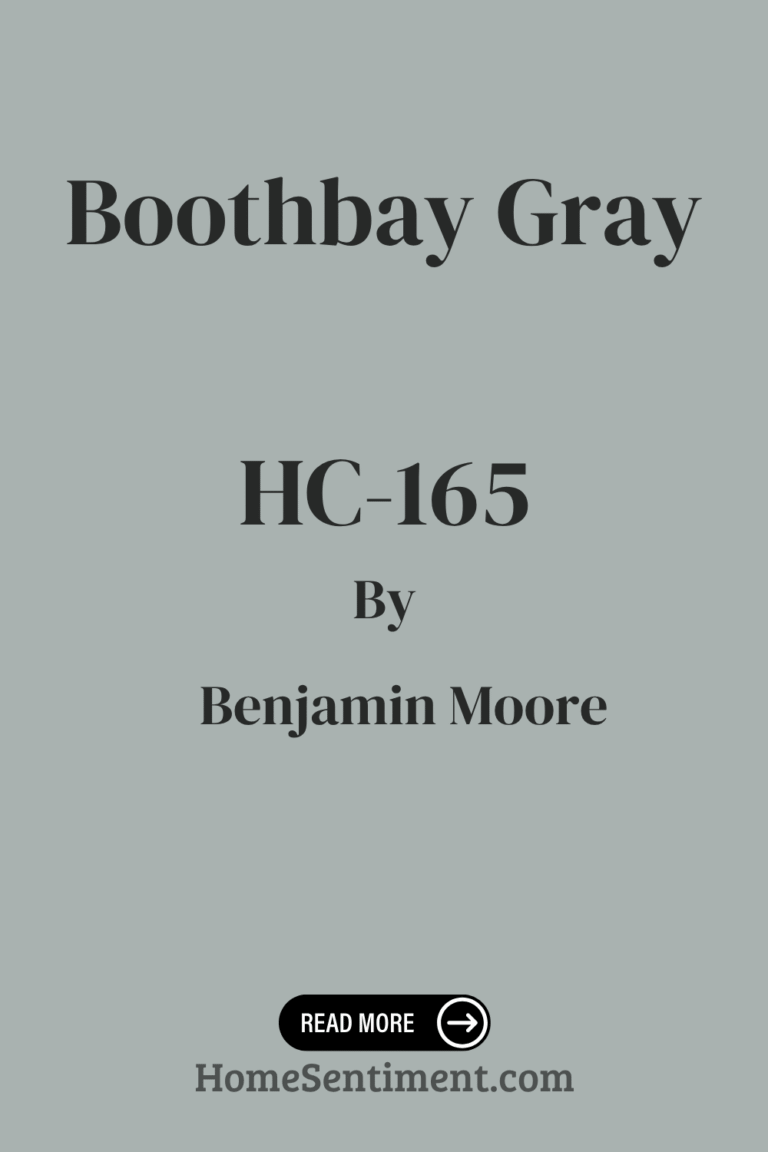 Boothbay Gray HC-165 by Benjamin Moore - HomeSentiment