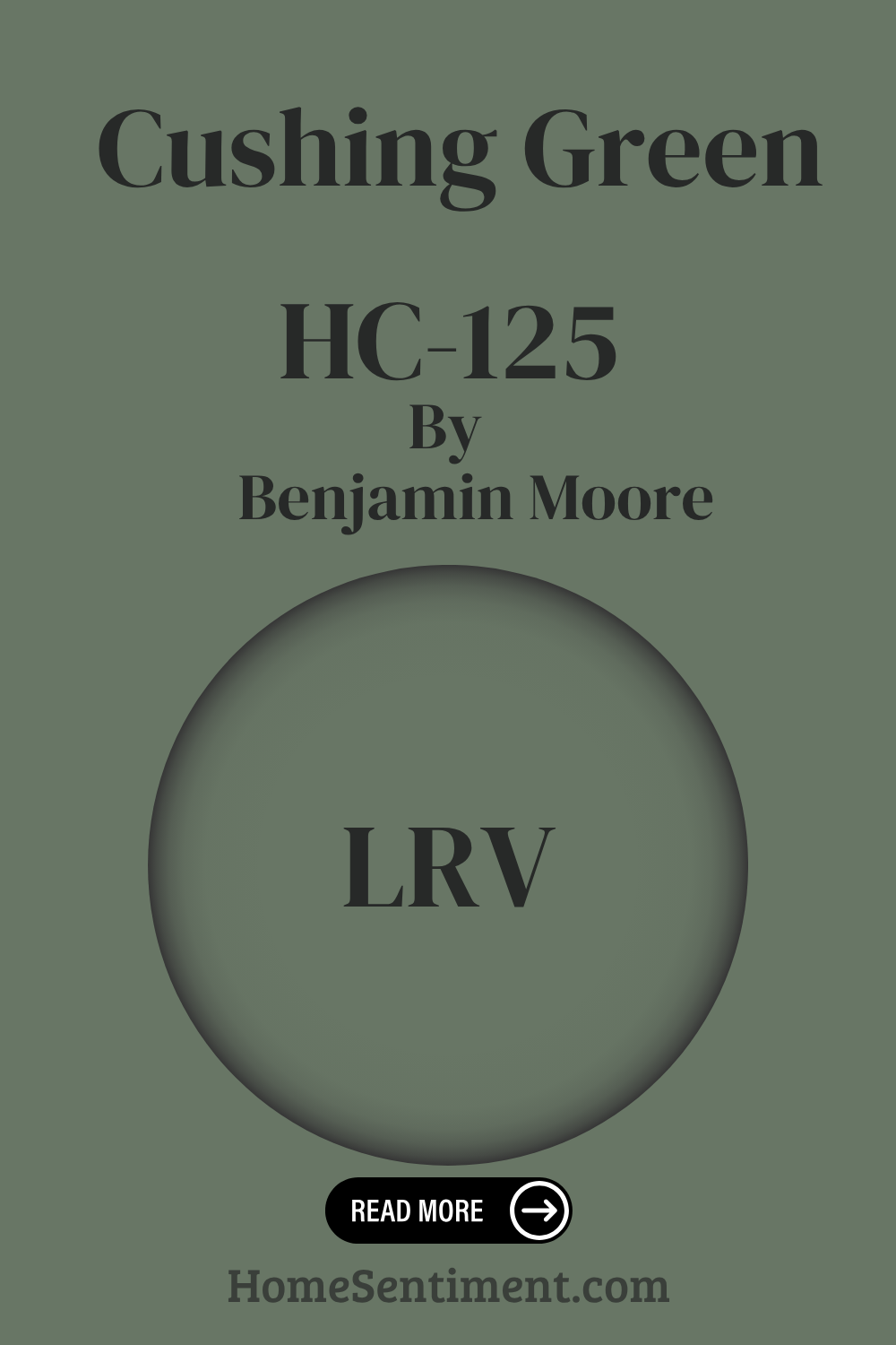 Cushing Green HC-125 by Benjamin Moore - HomeSentiment