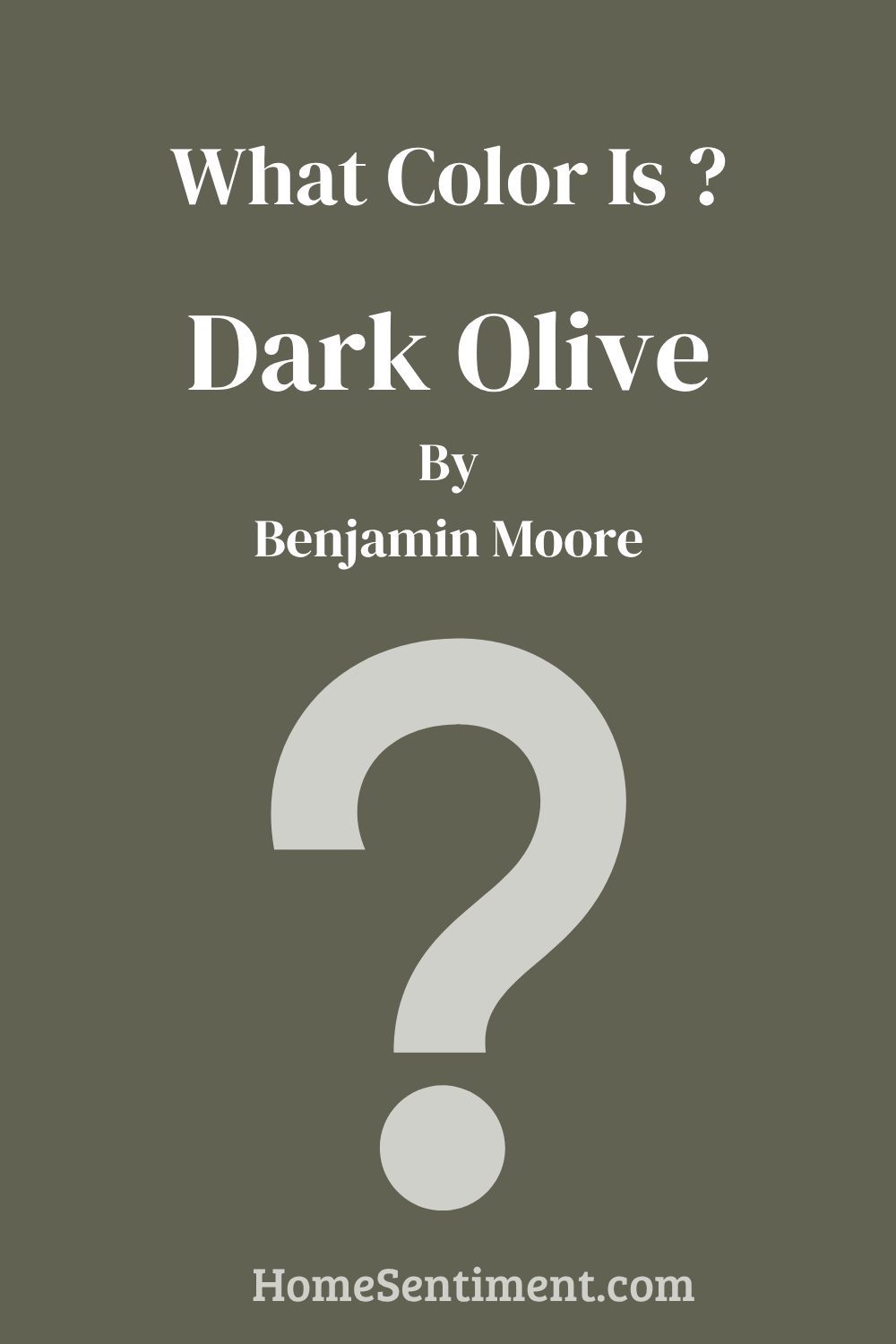 Dark Olive 2140-30 by Benjamin Moore - HomeSentiment