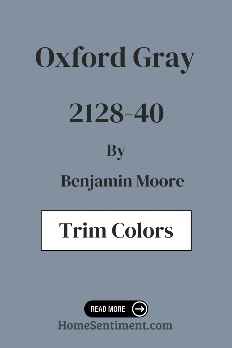 Oxford Gray 2128-40 by Benjamin Moore - HomeSentiment