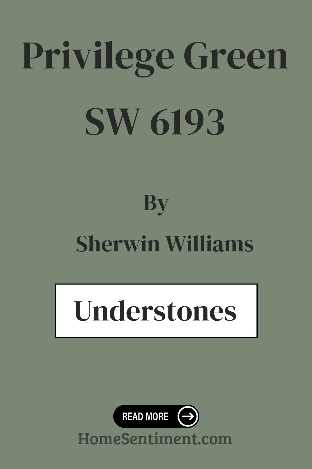 Privilege Green SW 6193 by Sherwin Williams - HomeSentiment