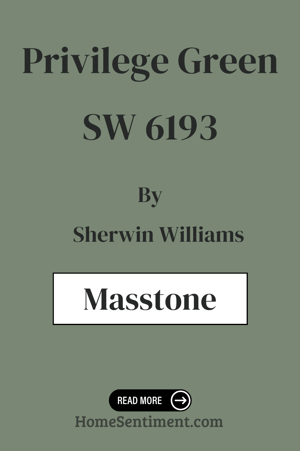Privilege Green SW 6193 by Sherwin Williams - HomeSentiment