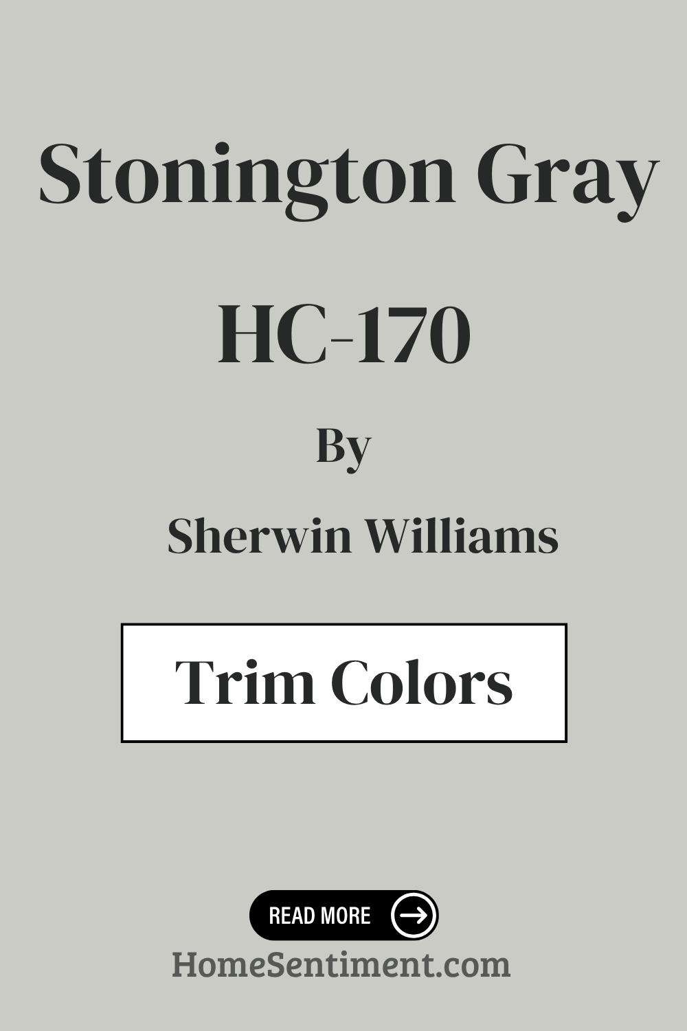 Stonington Gray HC-170 by Benjamin Moore - HomeSentiment