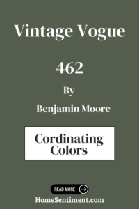 Vintage Vogue 462 by Benjamin Moore - HomeSentiment