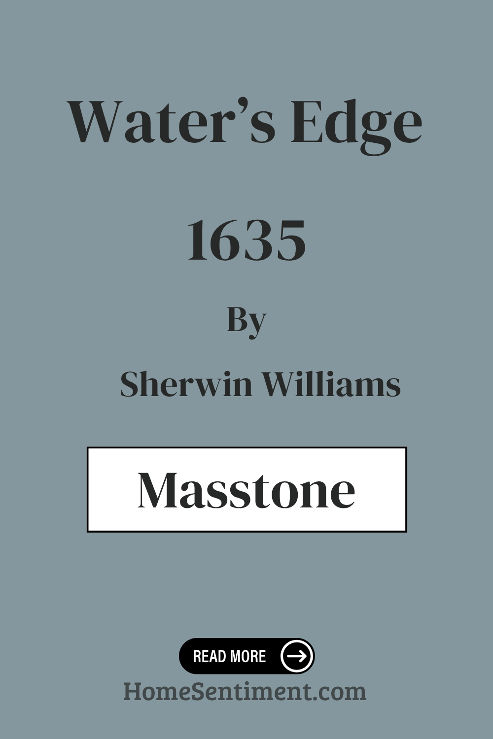 Water's Edge 1635 by Benjamin Moore - HomeSentiment
