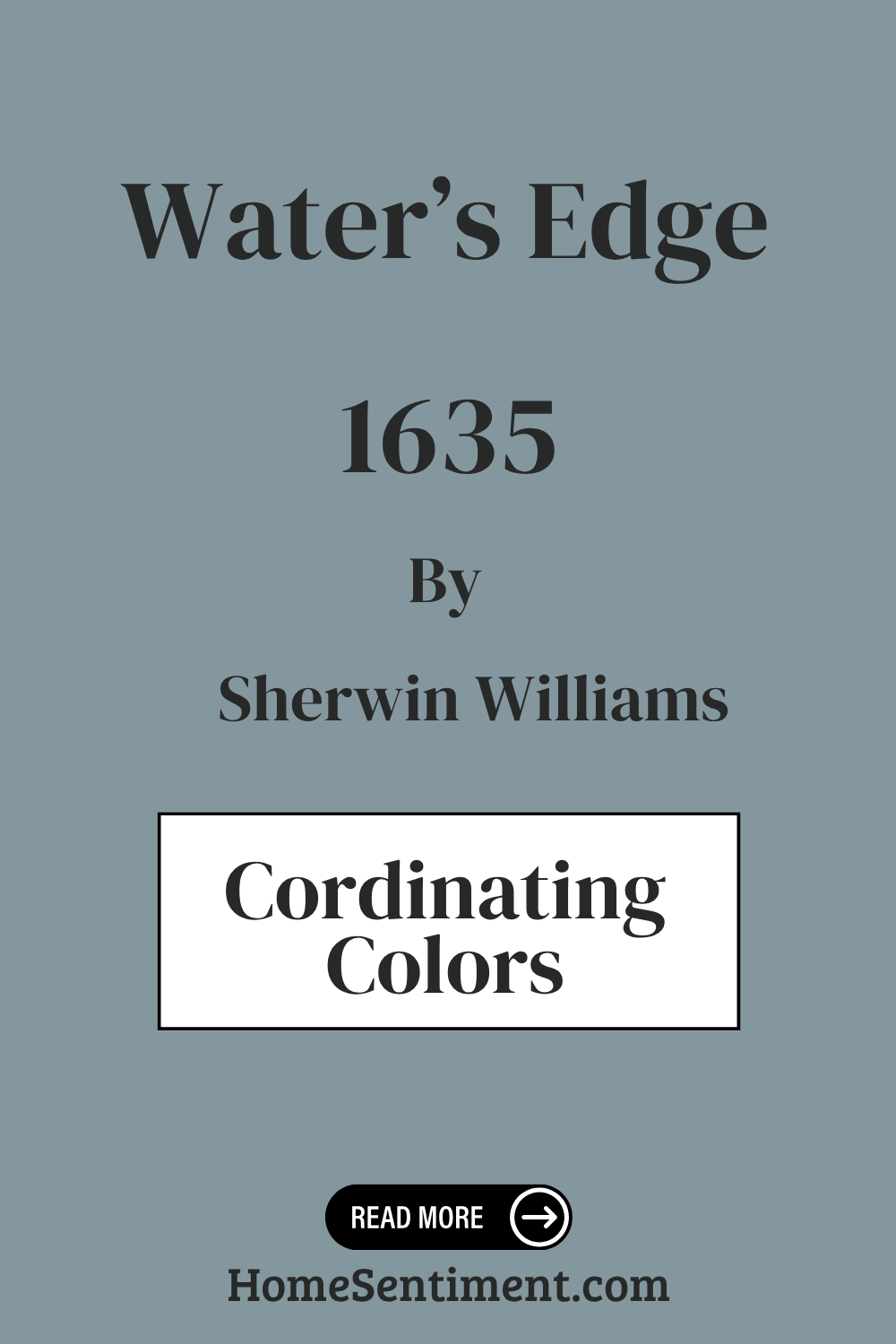 Water's Edge 1635 by Benjamin Moore - HomeSentiment