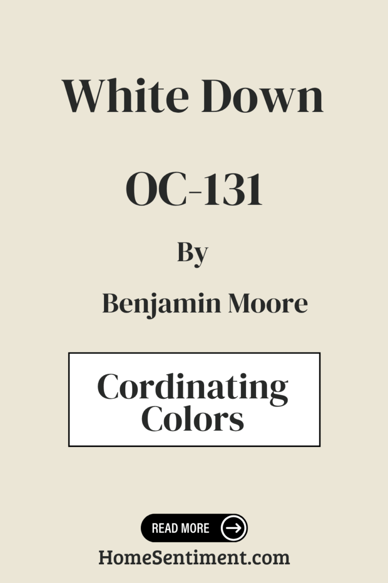 White Down OC-131 by Benjamin Moore - HomeSentiment