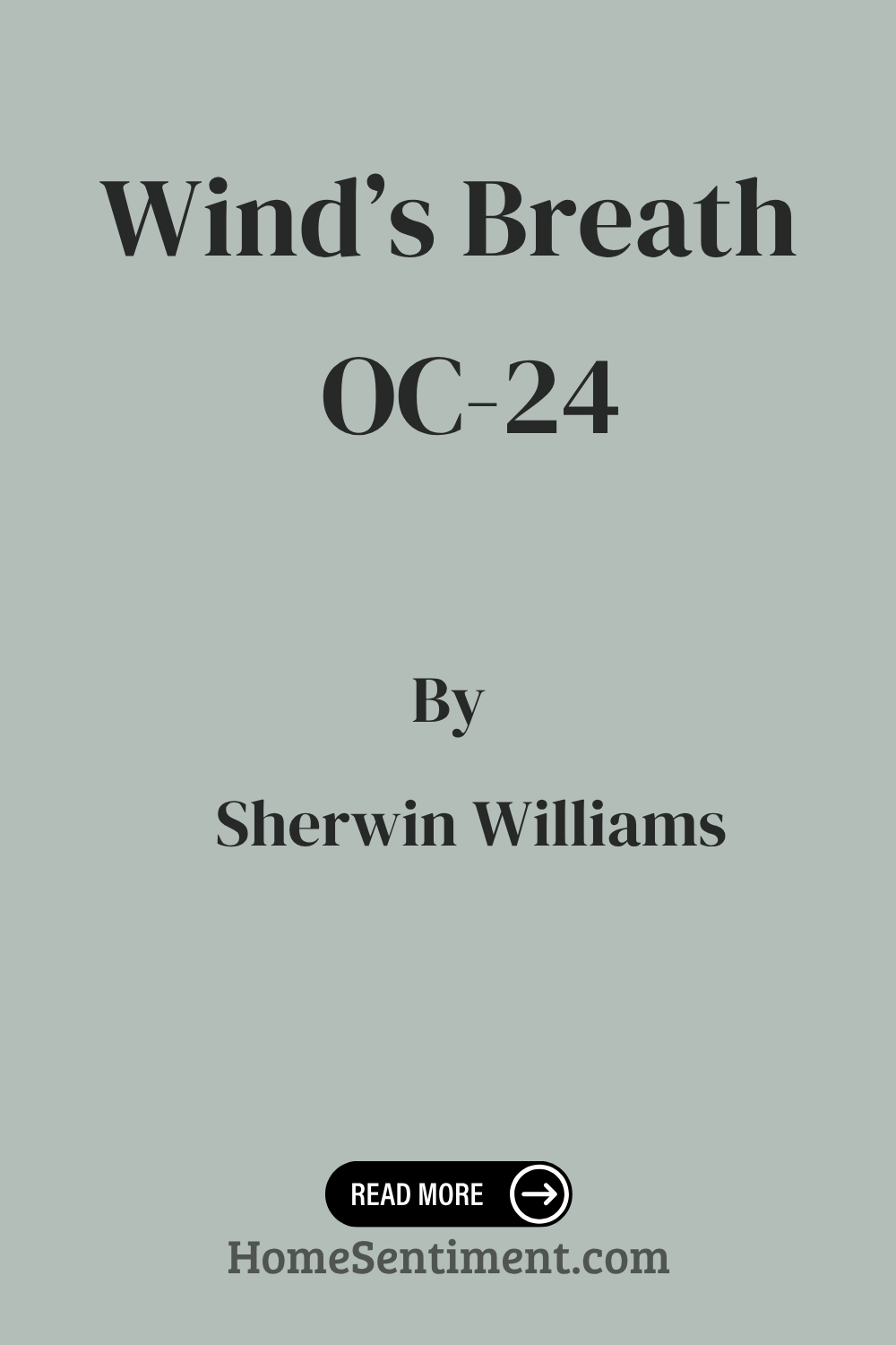 Wind’s Breath OC-24 by Benjamin Moore - HomeSentiment