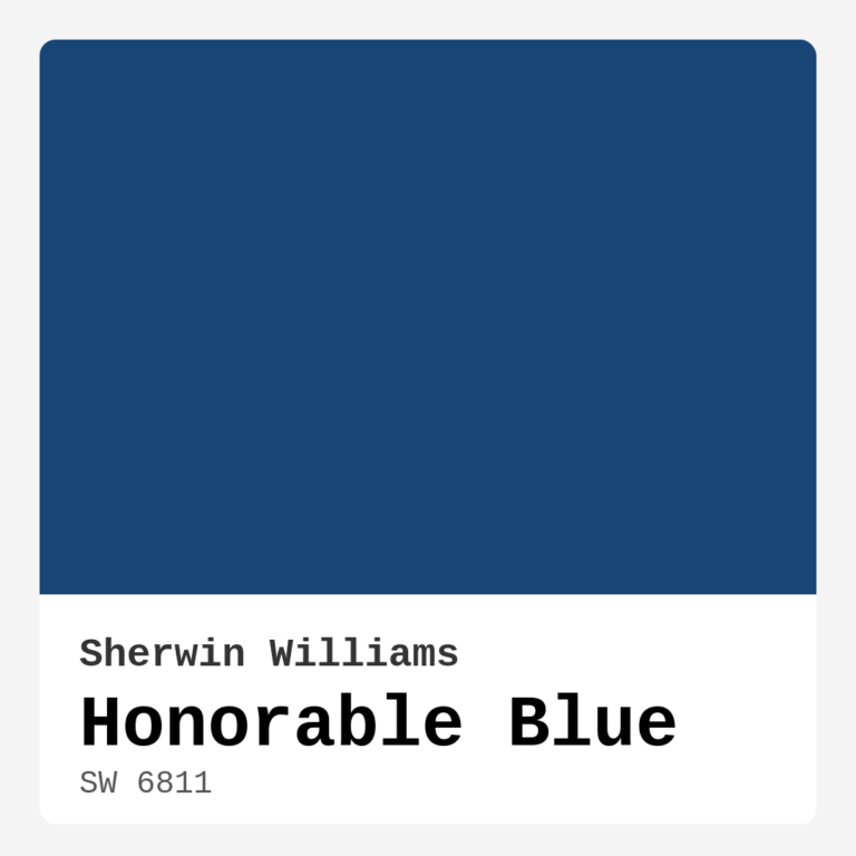 Sherwin Williams Honorable Blue 1