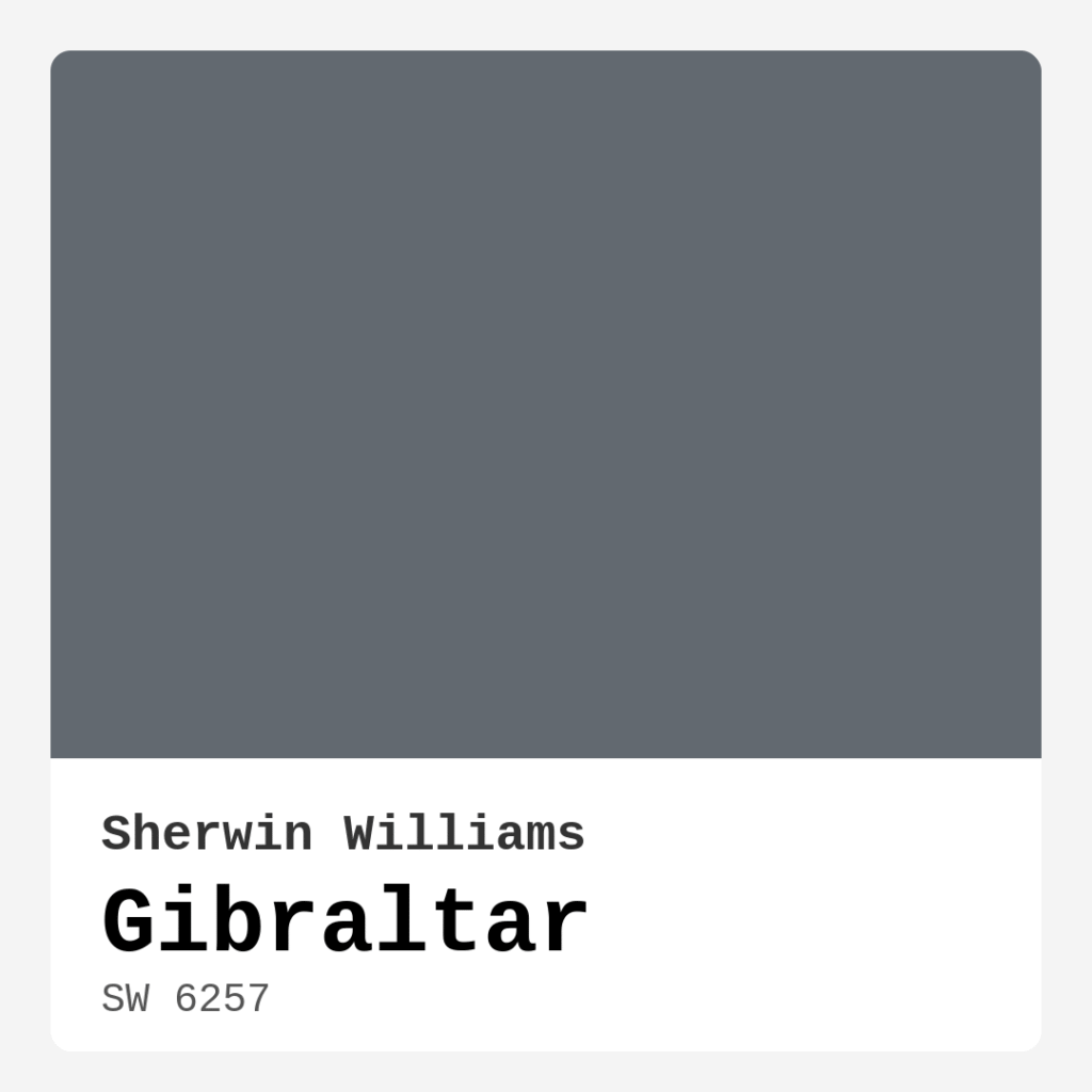 Gibraltar SW 6257 by Sherwin Williams | Paint Reviews, Hues & Finishes ...