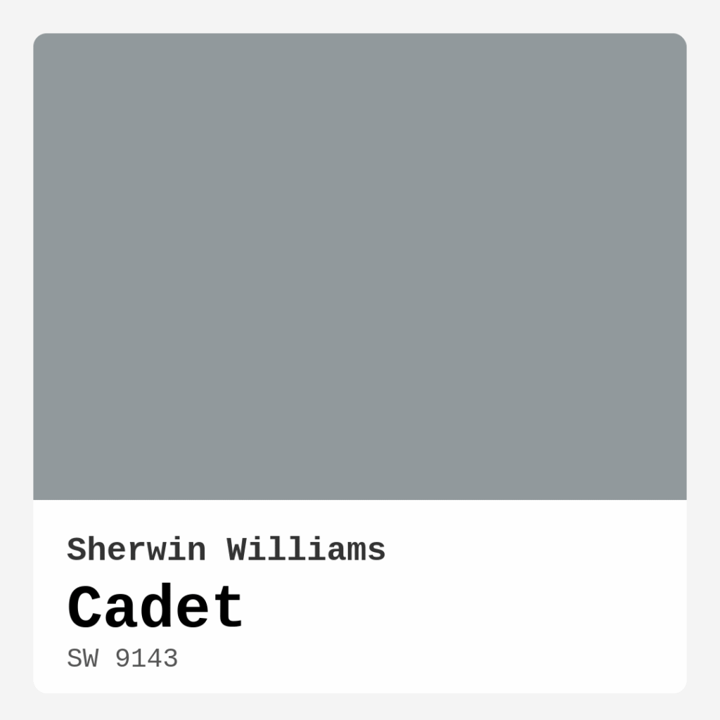 Cadet SW 9143 by Sherwin Williams | Paint Reviews, Hues & Finishes ...