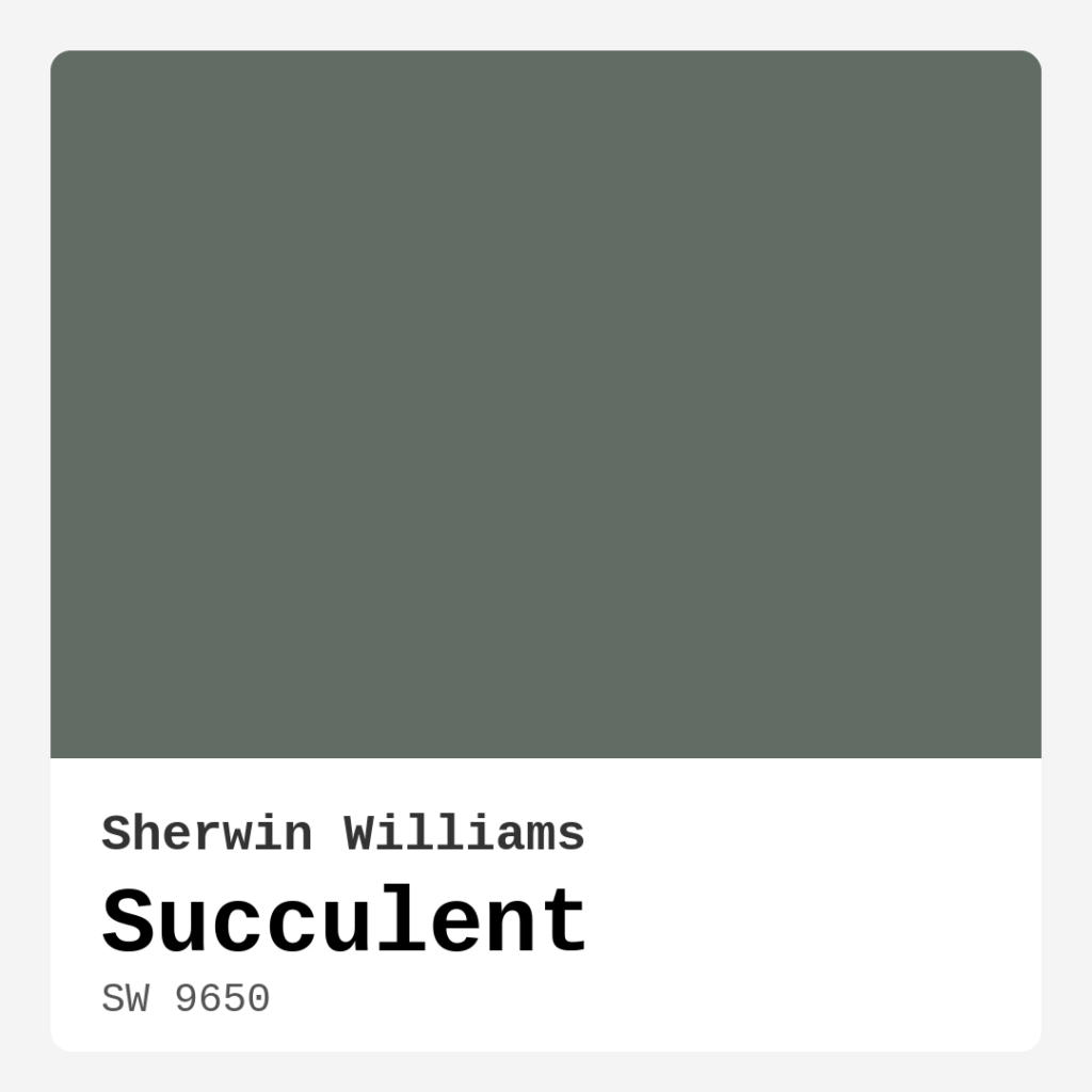 Succulent SW 9650 by Sherwin Williams | Paint Reviews, Hues & Finishes ...