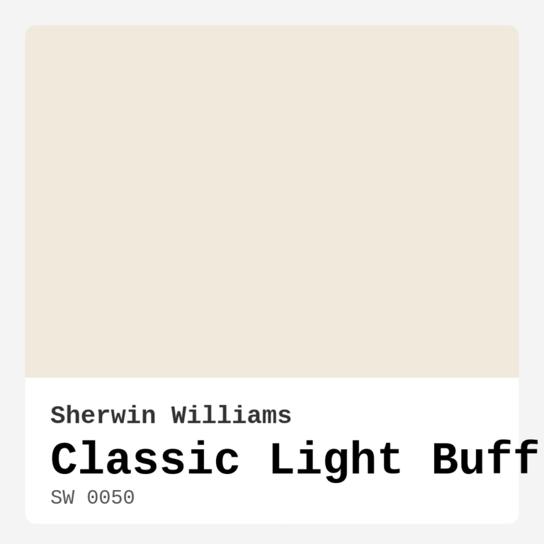 Classic Light Buff SW 0050 by Sherwin Williams | Paint Reviews, Hues ...
