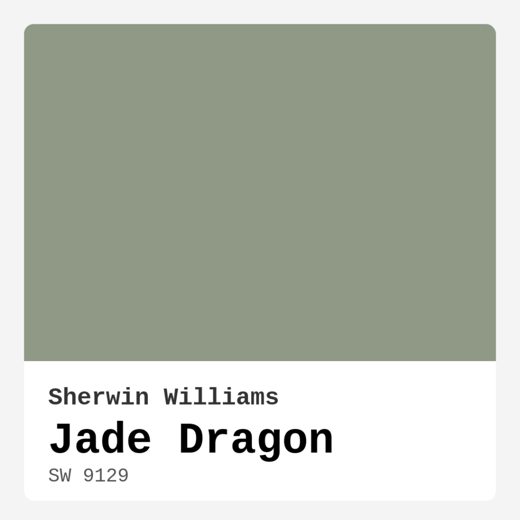 Jade Dragon SW 9129 by Sherwin Williams | Paint Reviews, Hues ...