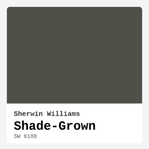 Shade-Grown SW 6188 by Sherwin Williams | Paint Reviews, Hues ...