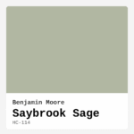 Saybrook Sage HC-114 by Benjamin Moore | Paint Reviews, Hues & Finishes ...