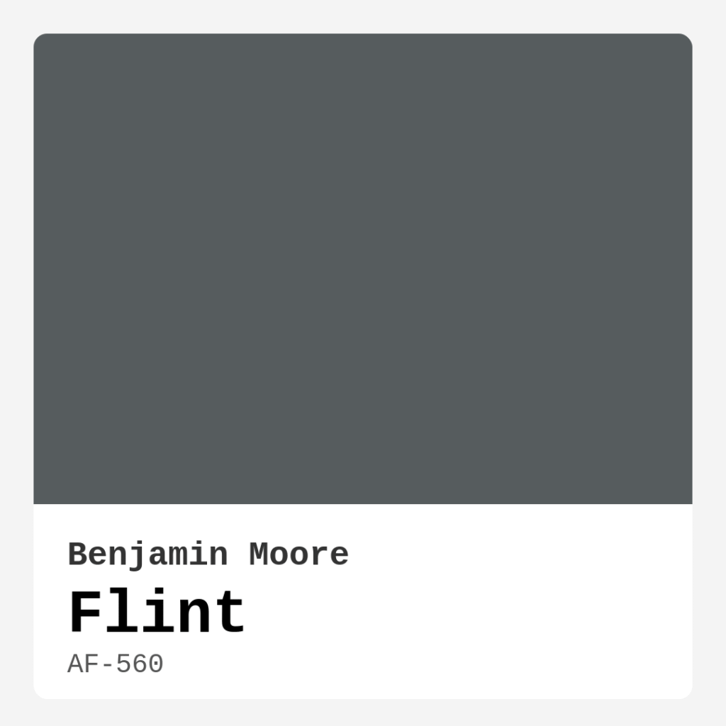 Flint AF-560 by Benjamin Moore | Paint Reviews, Hues & Finishes ...