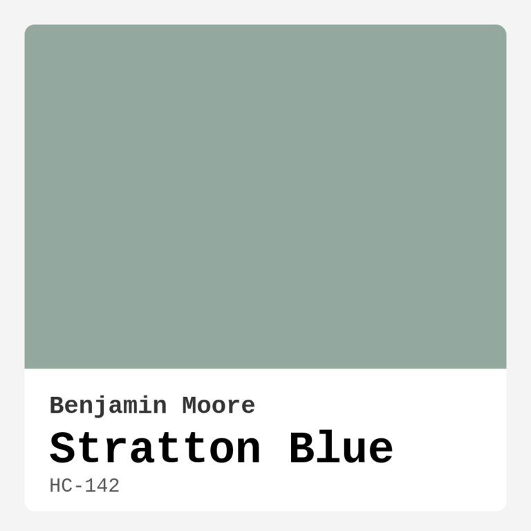 Stratton Blue HC-142 by Benjamin Moore | Paint Reviews, Hues & Finishes ...