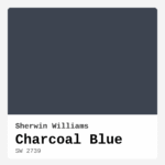 Charcoal Blue SW 2739 by Sherwin Williams | Paint Reviews, Hues ...